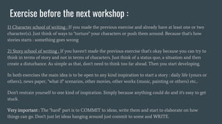 Characters and Conflict | PPTX
