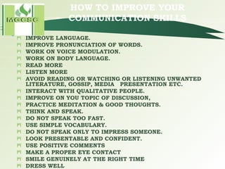Good Communicators and Confidence Builders | PPT