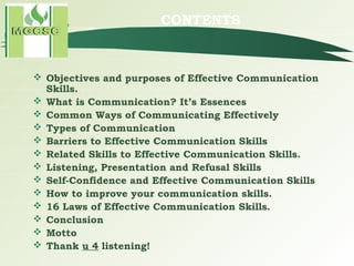 Good Communicators and Confidence Builders | PPT