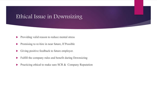 Presentation on Downsizing | PPTX