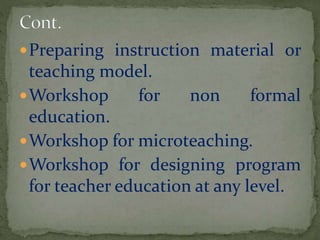 presentation on workshop | PPTX