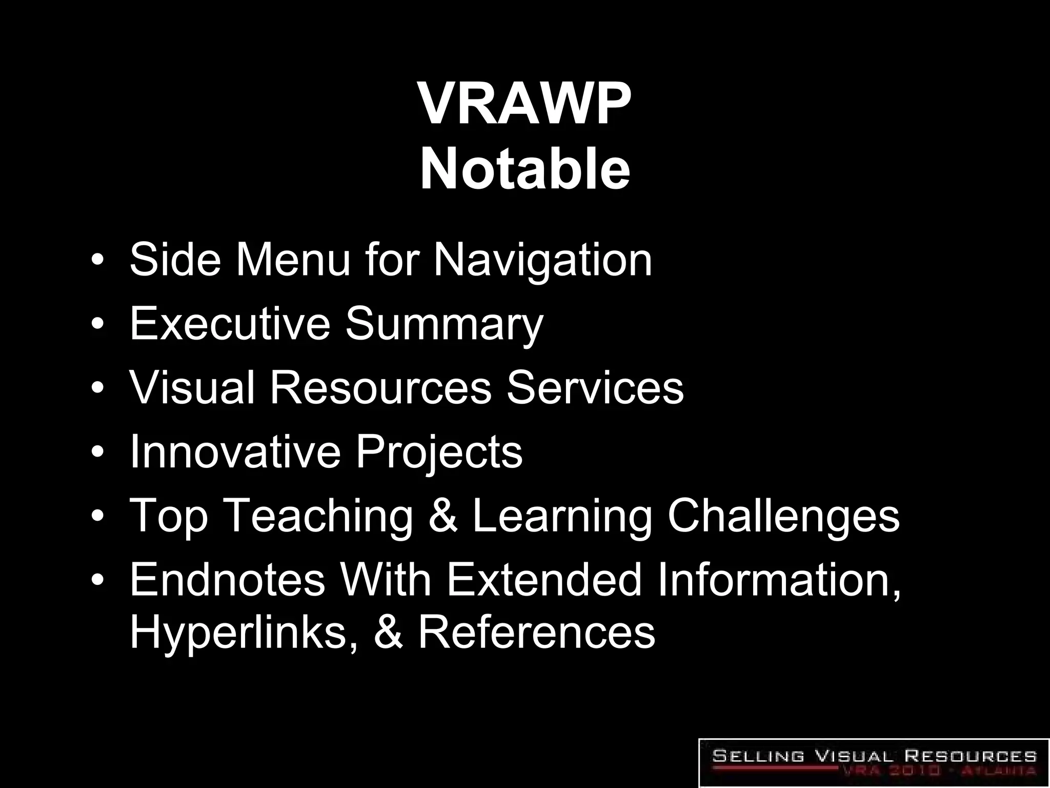 Selling Visual Resources: Communication and Marketing Strategies for ...