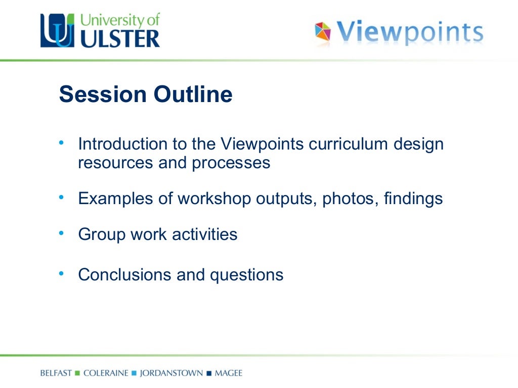 Workshop Presentation Template