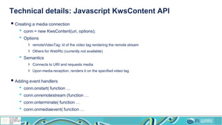 Developing rich multimedia applications with FI-WARE. | PPT