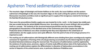 South Caspian shallow water Apsheron rend Geology | PDF