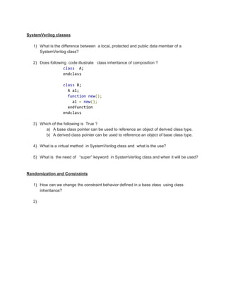 Exercises on Advances in Verification Methodologies | PDF