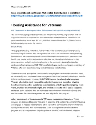 Addressing SDoH in your Veteran Patients (SGIMNE19 Workshop Resources) | PDF