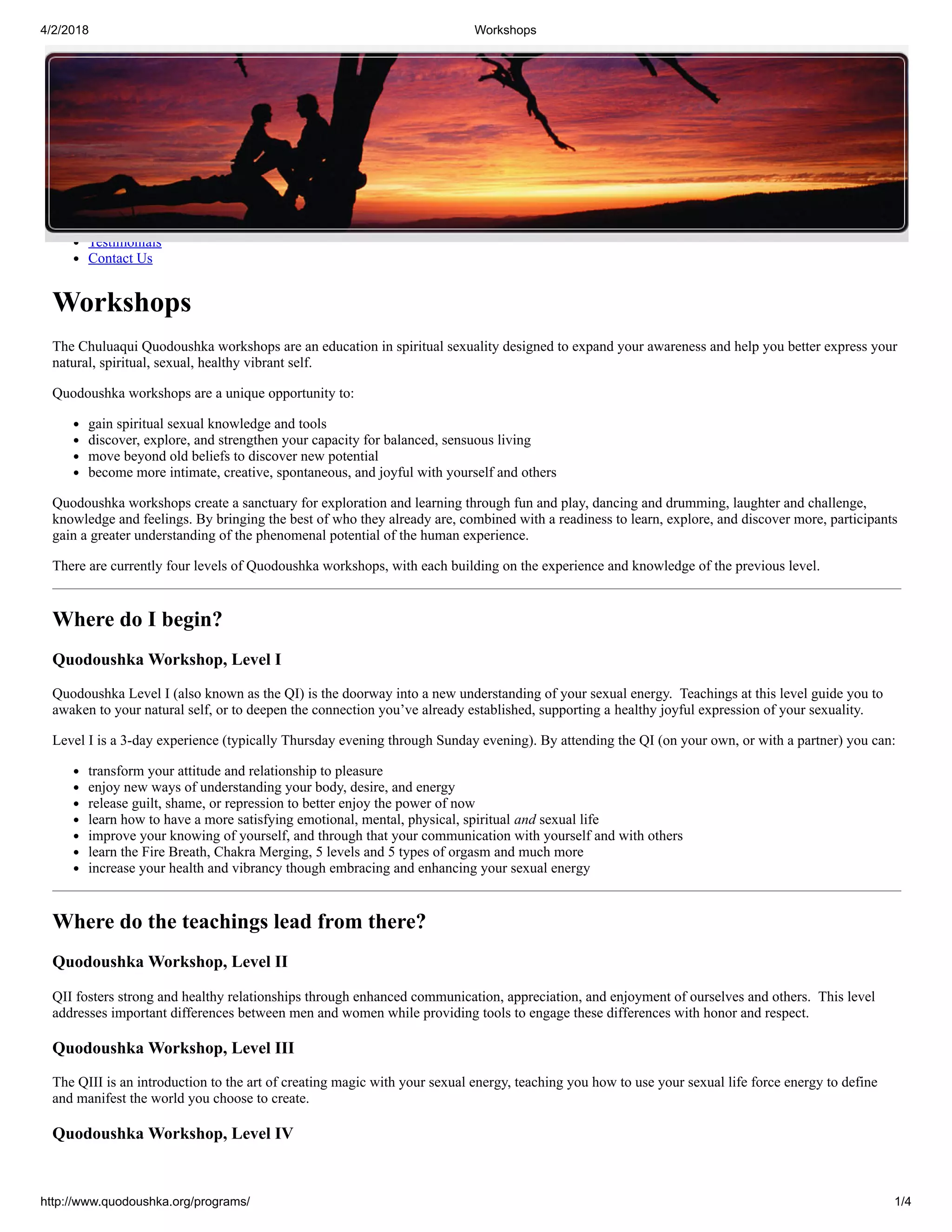 Workshops | PDF