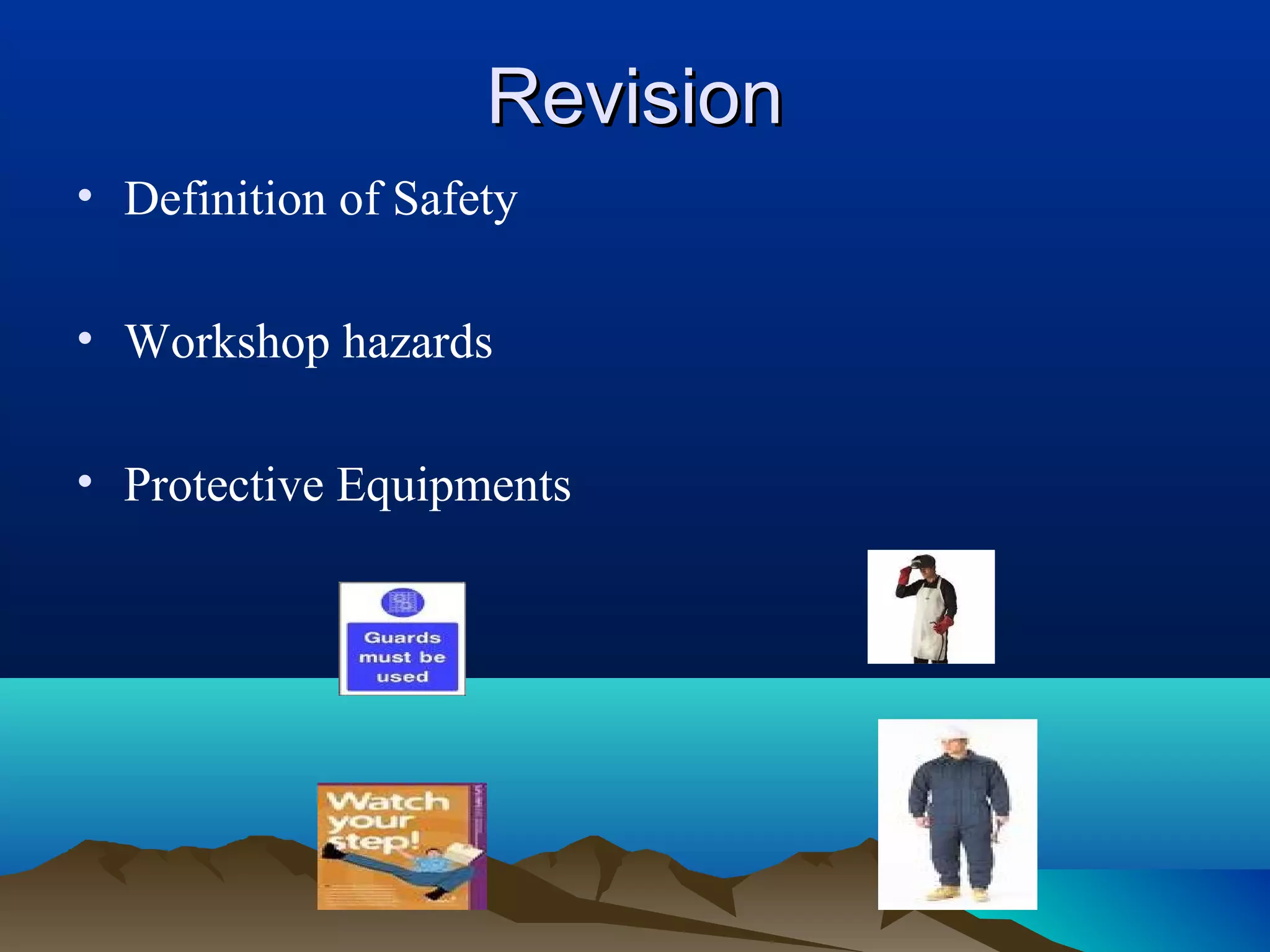 Workshop safety | PPT