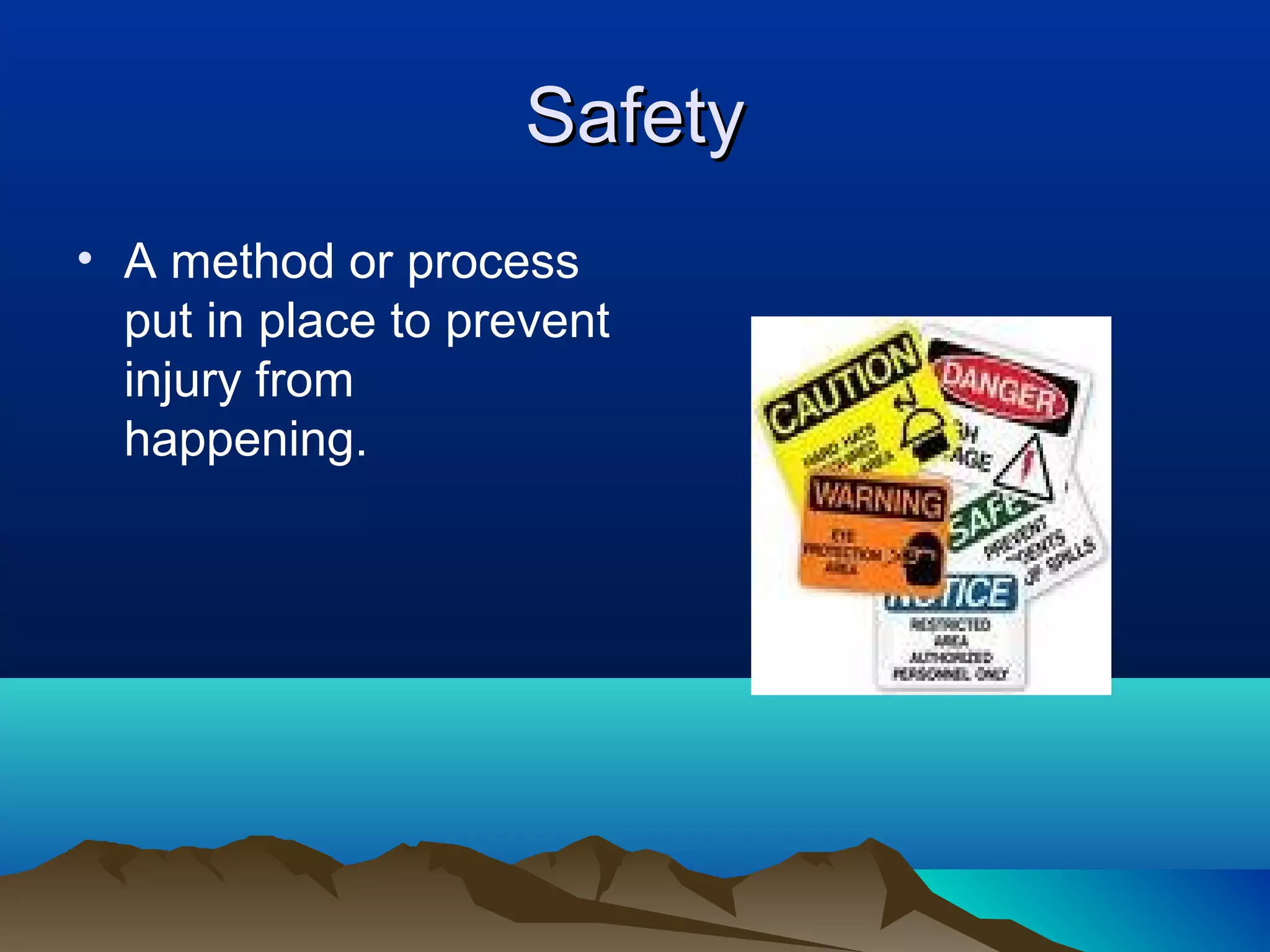 Workshop safety | PPT