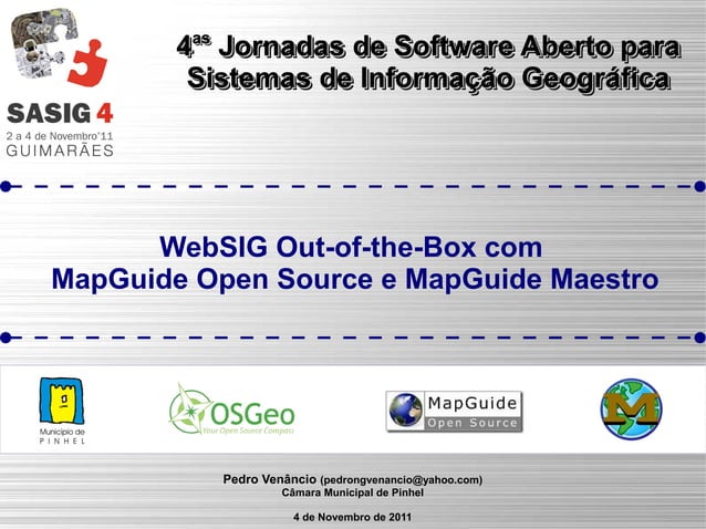 Websig Out Of The Box Com Mapguide Open Source E Mapguide Maestro Ppt