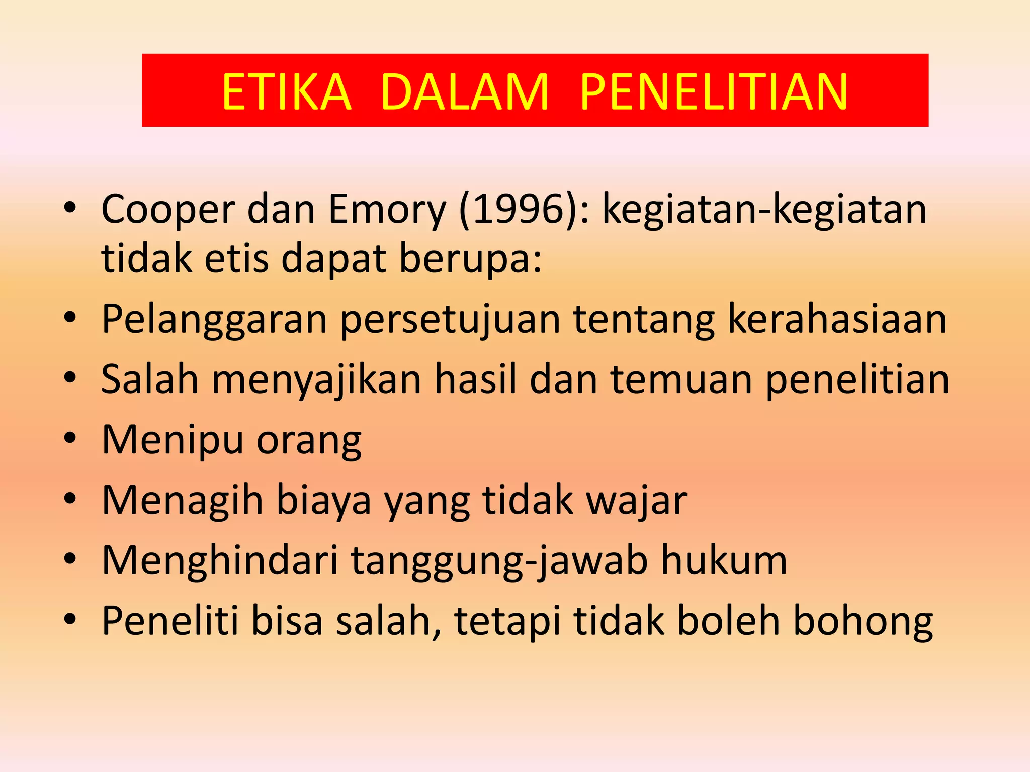 WORKSHOP: ETIKA PENULISAN KARYA ILMIAH | PPTX