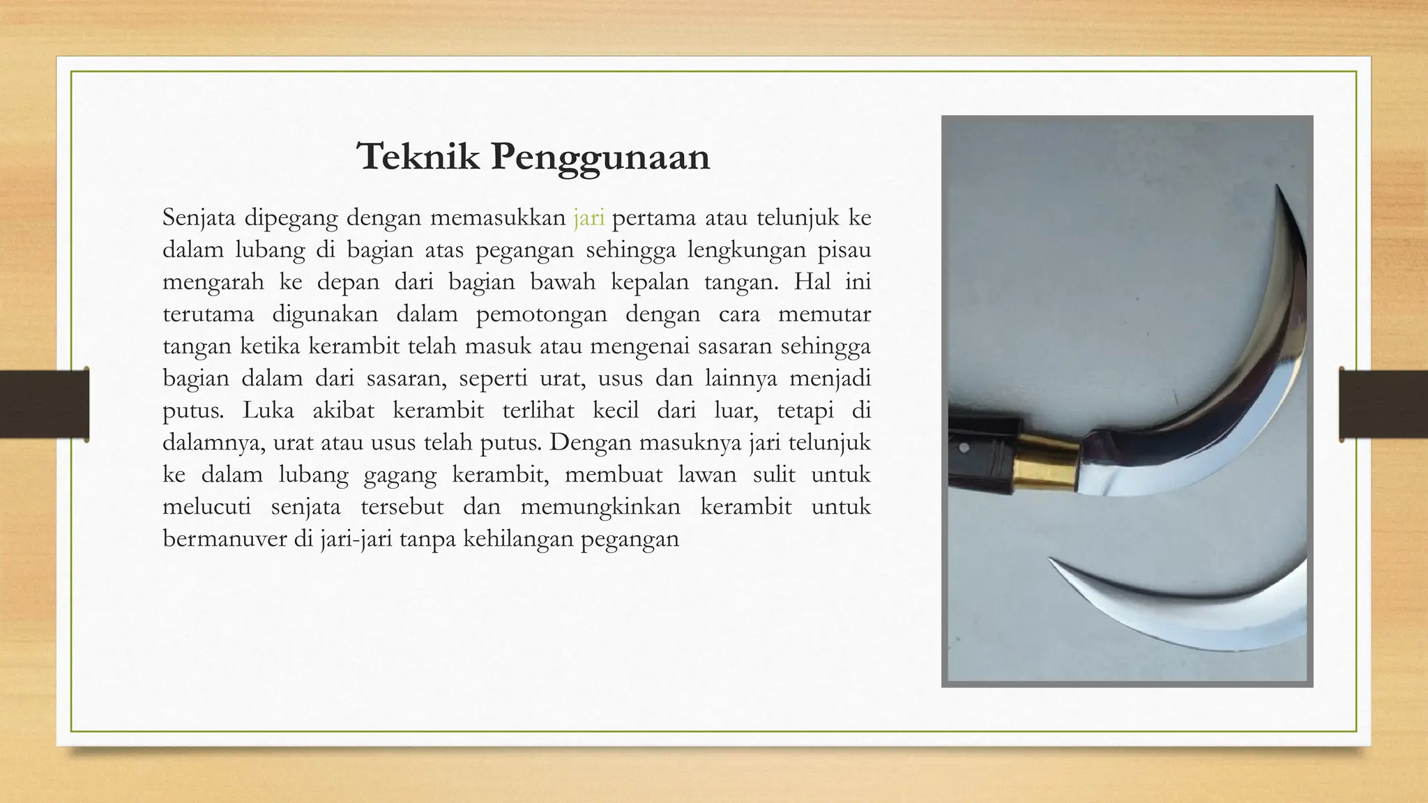 Workshop Senjata Karambit BUNGAN SIAP.pptx