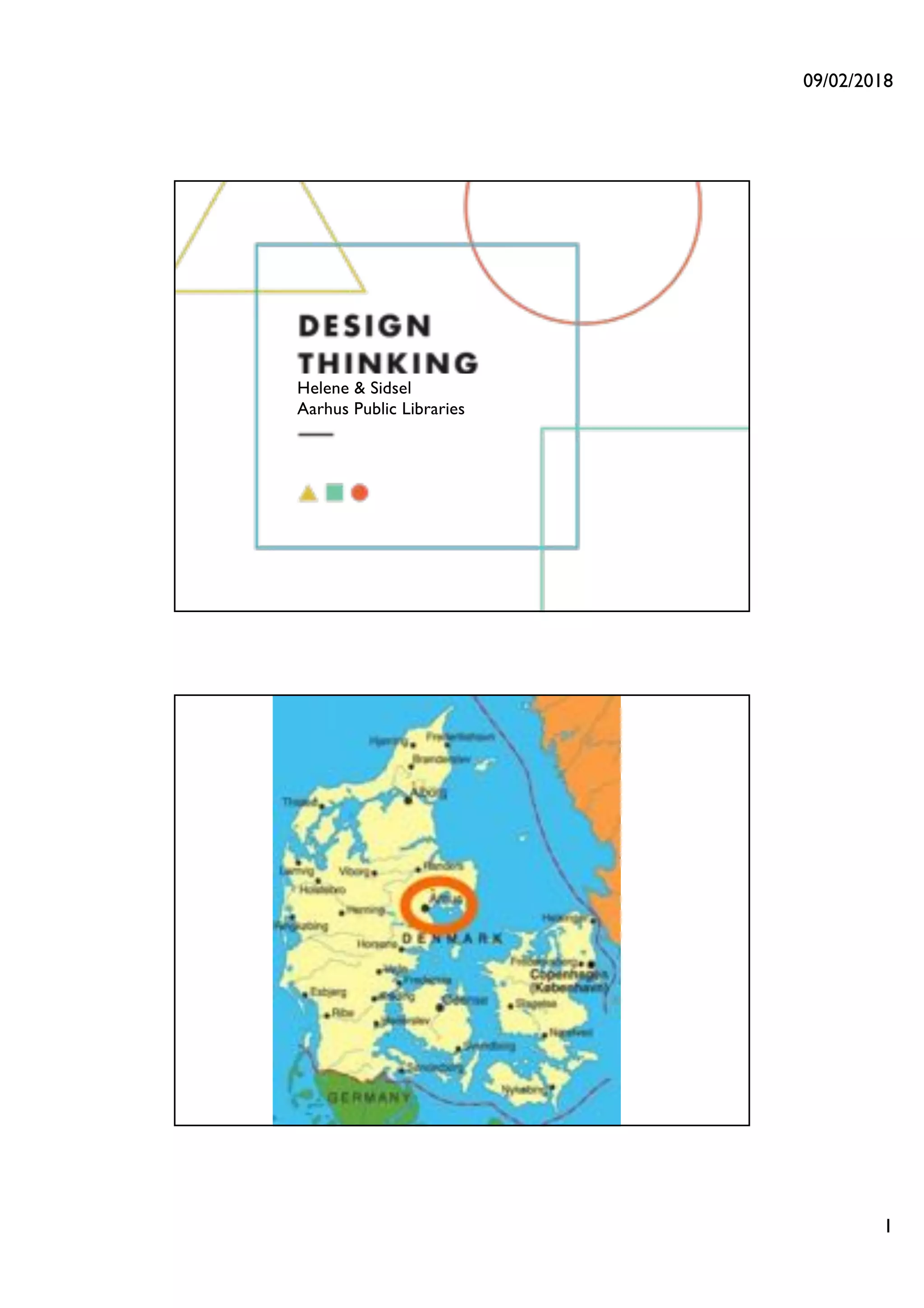 Workshop Designing the future: Design thinking for libraries | PDF