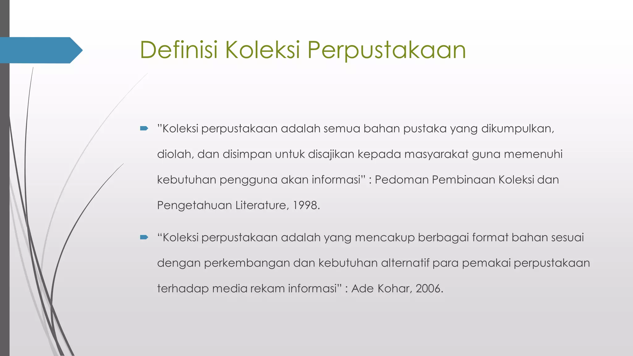 Workshop sop pengolahan koleksi perpustakaan | PDF