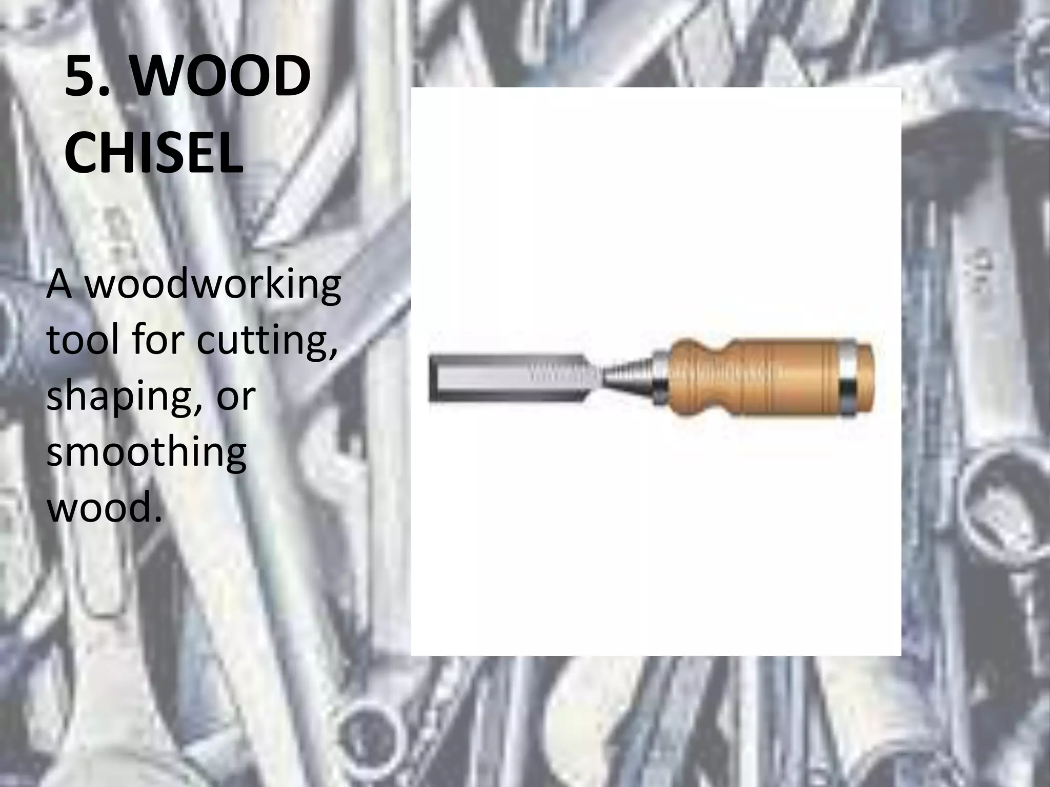 Workshop technology hand basic tools | PPTX