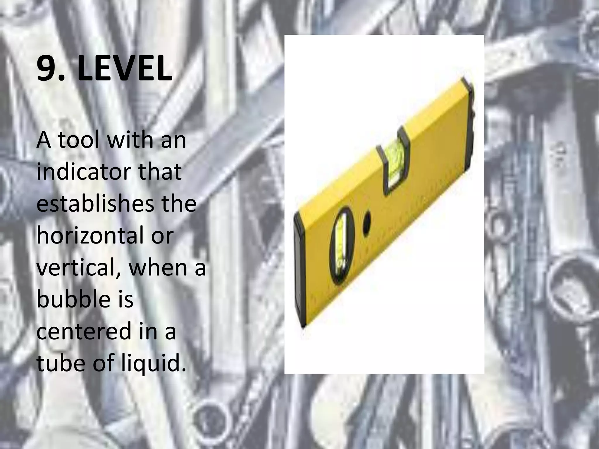 Workshop technology hand basic tools | PPTX