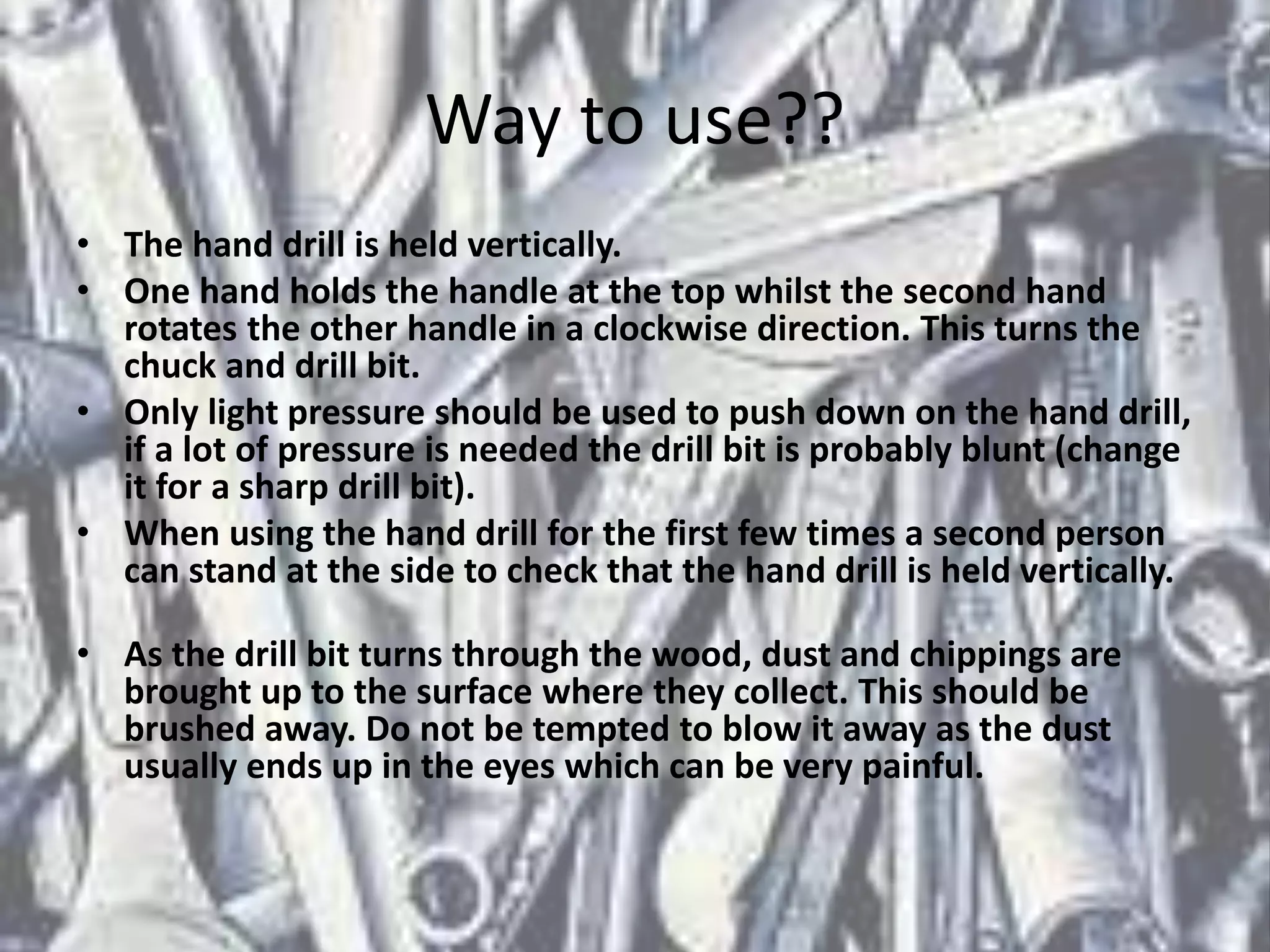 Workshop technology hand basic tools | PPTX