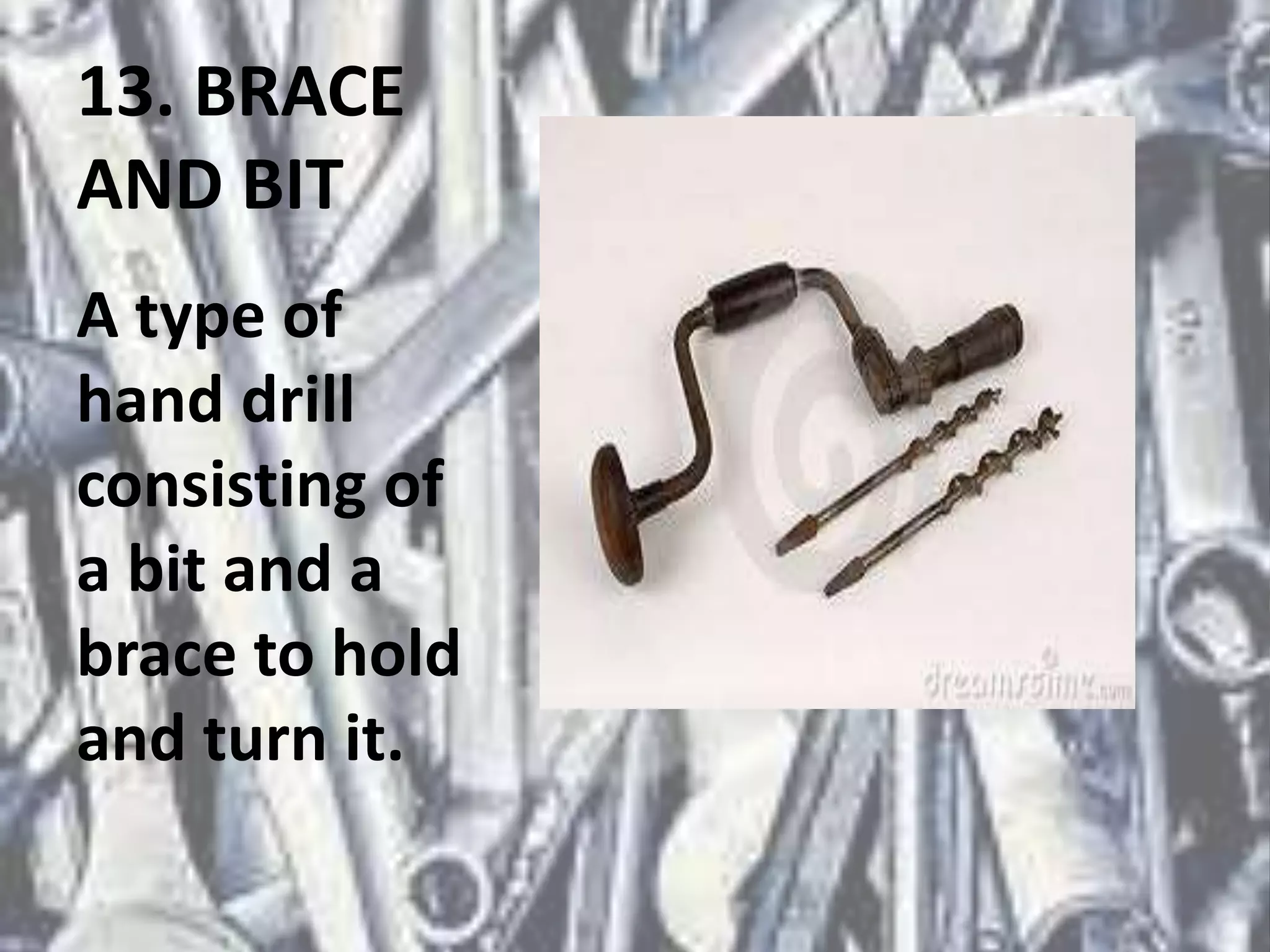 Workshop technology hand basic tools | PPTX