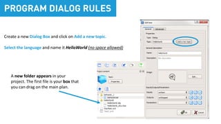 Programming NAO the humanoid robot | PPT