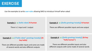 Programming NAO the humanoid robot | PPT