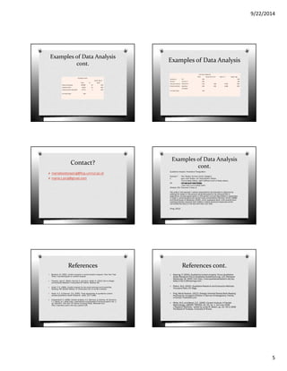 Workshop unpad2014 with ref | PDF | Science