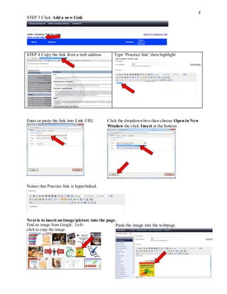 How to Update Schoolsite Webpage screencapture | PDF