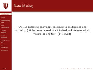Introduction to Text Mining and Visualization with Interactive Web ...