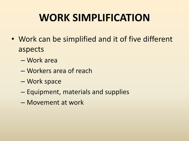 work simplification.pptx