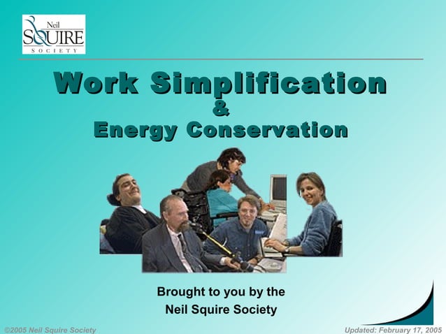 Work simplification (1) | PPT