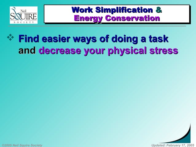 Work simplification (1) | PPT