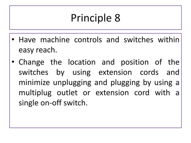 WORK SIMPLIFICATION TECHNIQUES.pptx | Home Appliances | Home & Garden