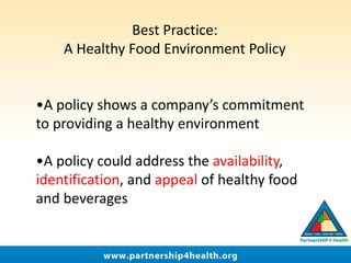 Workplace wellness ppt presentation_Healthy Eating | PPTX