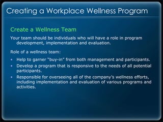 Worksite Wellness: Small Steps to Healthier Employees | PPT | Human ...