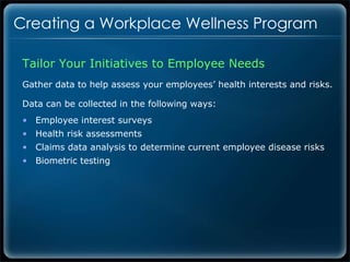 Worksite Wellness: Small Steps to Healthier Employees | PPT