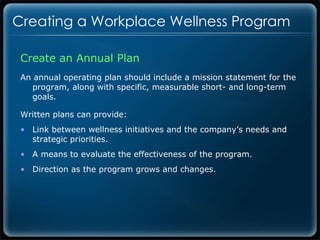 Worksite Wellness: Small Steps to Healthier Employees | PPT