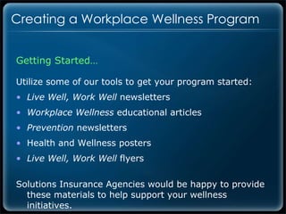 Worksite Wellness: Small Steps to Healthier Employees | PPT | Human ...