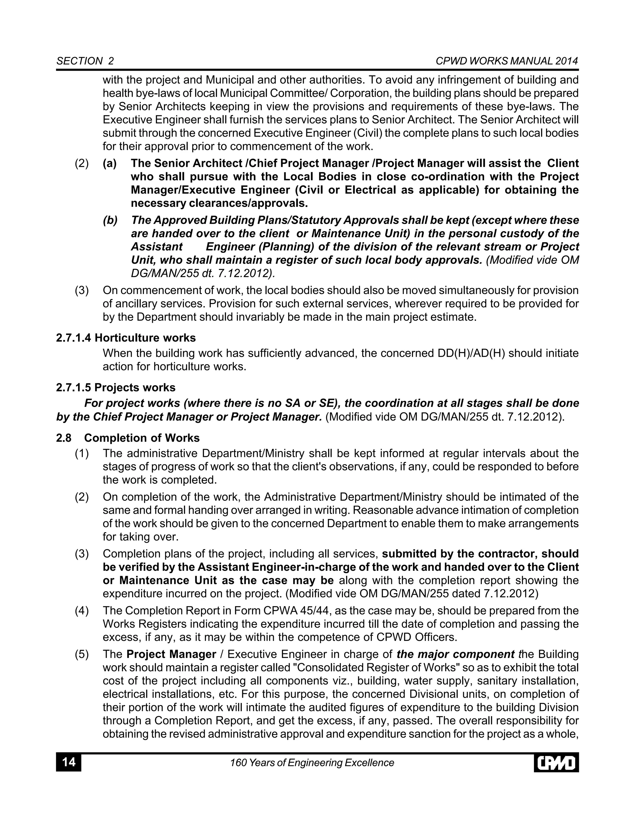 Worksmanual2014 | PDF