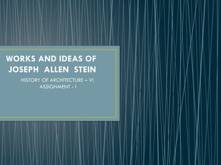WORKS OF JOSEPH ALLEN STEIN.pdf