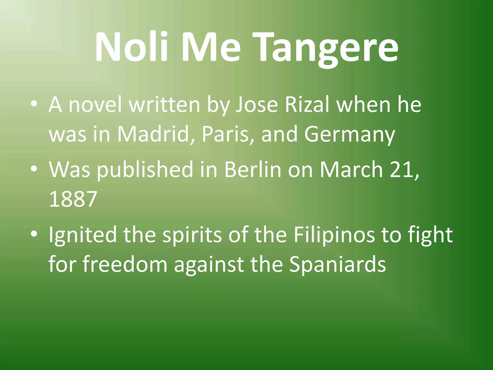 Works of Jose Rizal | PPTX