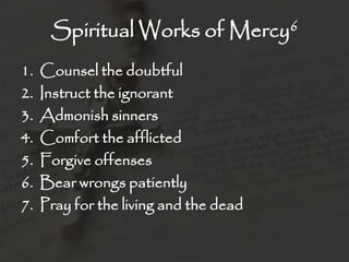 Works Of Mercy | PDF