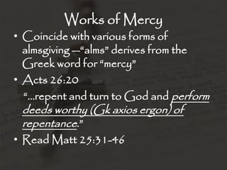 Works Of Mercy | PDF