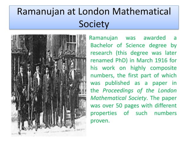 Works of ramanujan | PPTX | Physics | Science