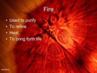 Works of the Holy Spirit and the Pentecost (Fire) | PPTX | Chemistry ...