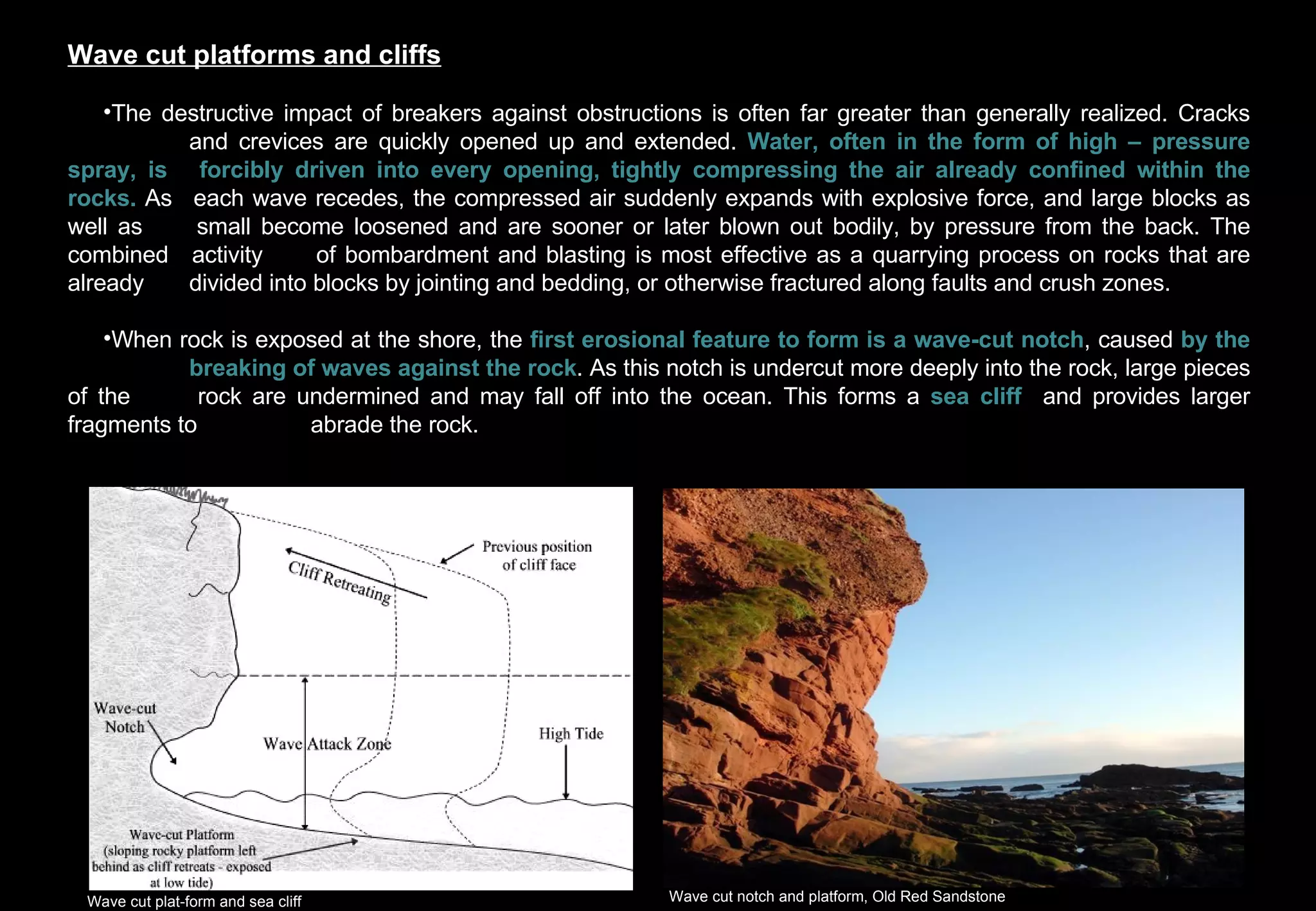 Works Of The Sea And Development Of The Related Landforms For ...