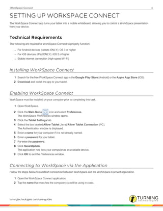 Work spaceconnect 2.0 user guide | PDF