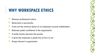 Training on Workspace Ethics for Professionals.pptx