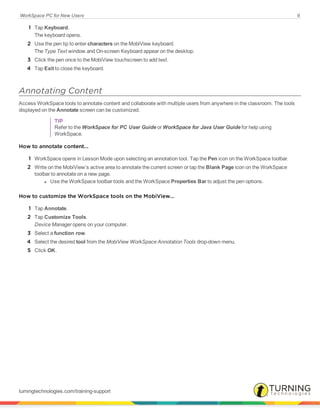Work space PC for New Users | PDF