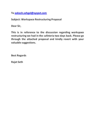 Workspace restructuring proposal | DOCX