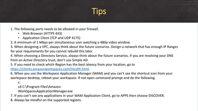 Workspaces overview | PPT